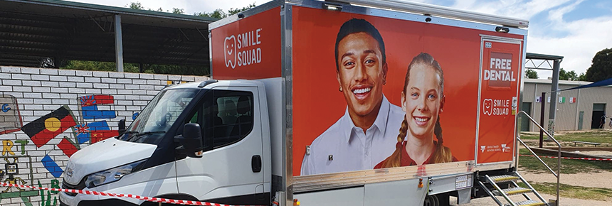 Bendigo Health Website - Dental Services begin Smile Squad roll out